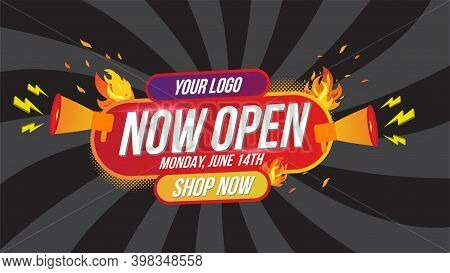 Now Open Shop New Vector & Photo (Free Trial) | Bigstock