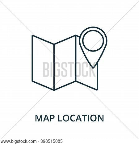 Map Location Icon. Vector & Photo (Free Trial) | Bigstock