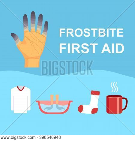 Frostbite First Aid Vector & Photo (Free Trial) | Bigstock
