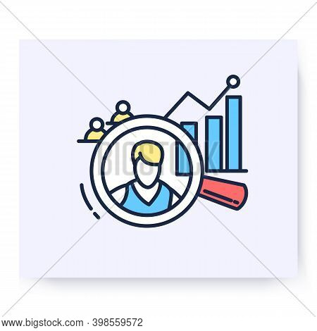 Analysis Color Icon. Vector & Photo (Free Trial) | Bigstock