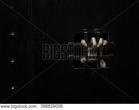 Horror Woman Locked Image & Photo (Free Trial) | Bigstock