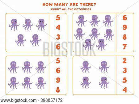 Counting Math Game Vector & Photo (Free Trial) | Bigstock