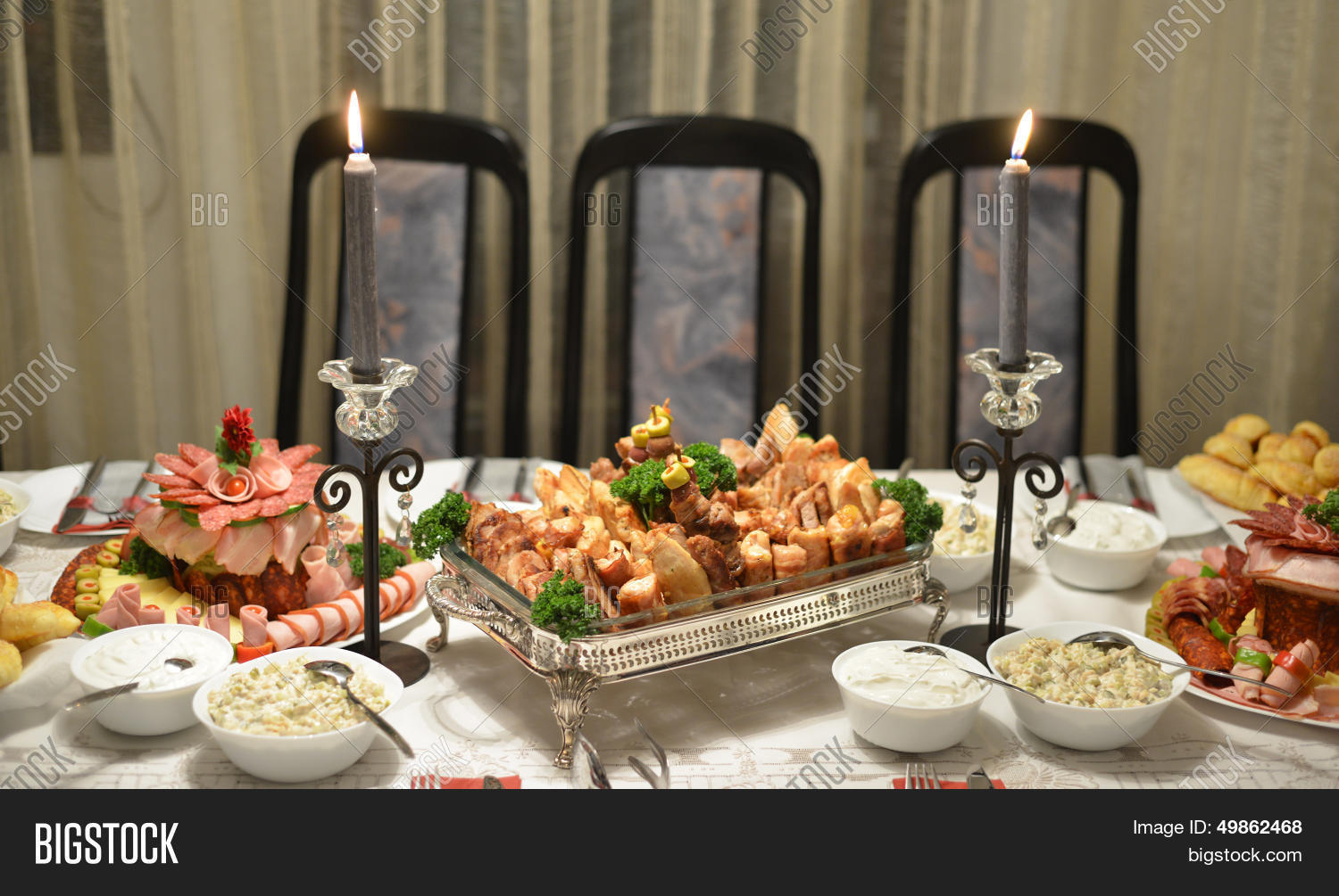 Gourmet Dinner Image & Photo (Free Trial) | Bigstock