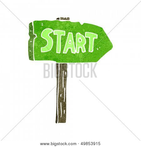 Retro Cartoon Start Vector & Photo (Free Trial) | Bigstock