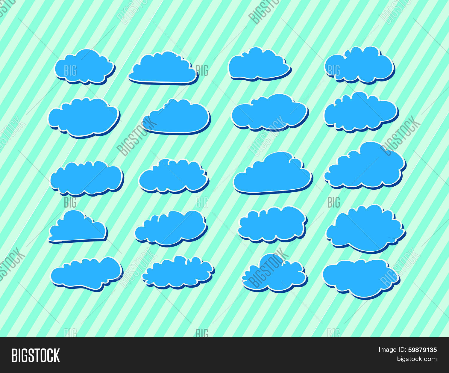 Images Design Clouds Vector & Photo (Free Trial) | Bigstock