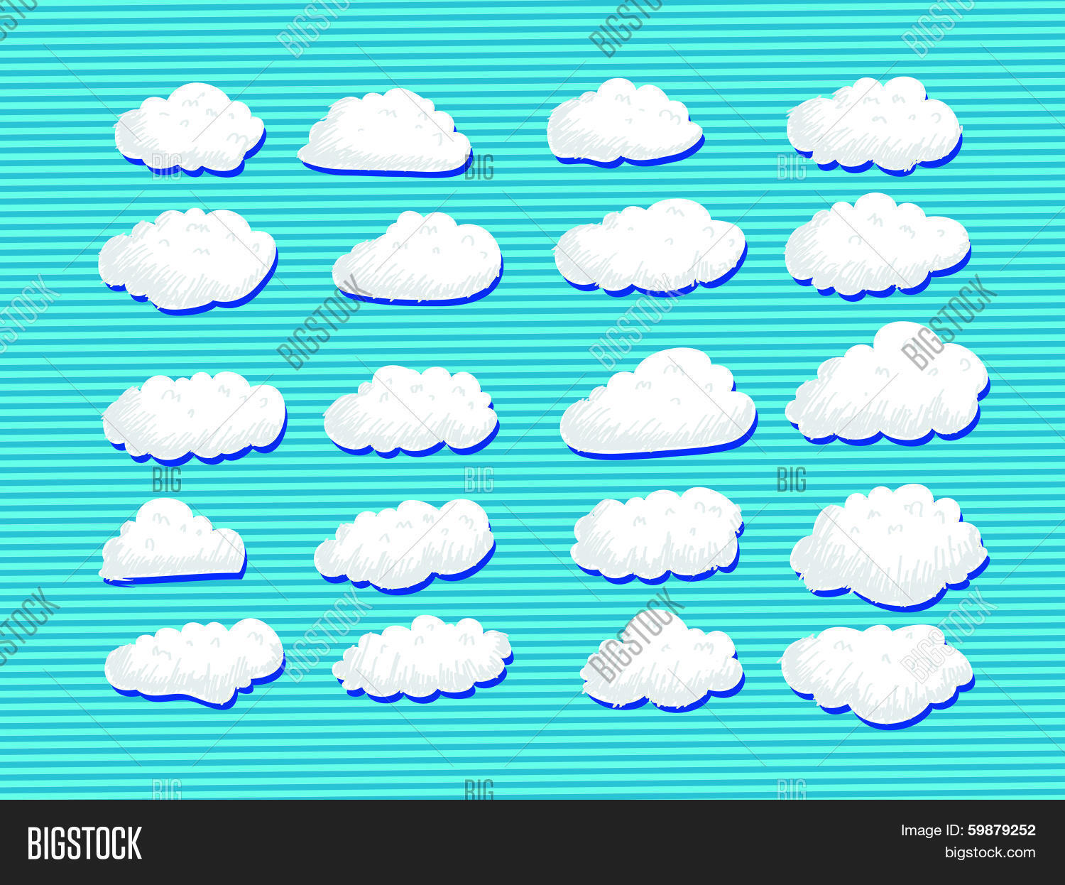 Images Design Clouds Vector & Photo (Free Trial) | Bigstock