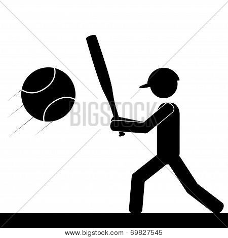 Stick Figure Baseball Images, Illustrations & Vectors (Free) - Bigstock