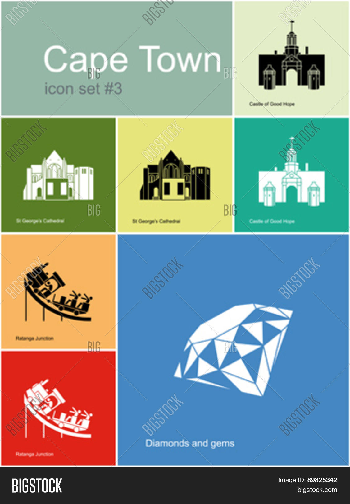 Landmarks Cape Town. Vector & Photo (Free Trial) | Bigstock