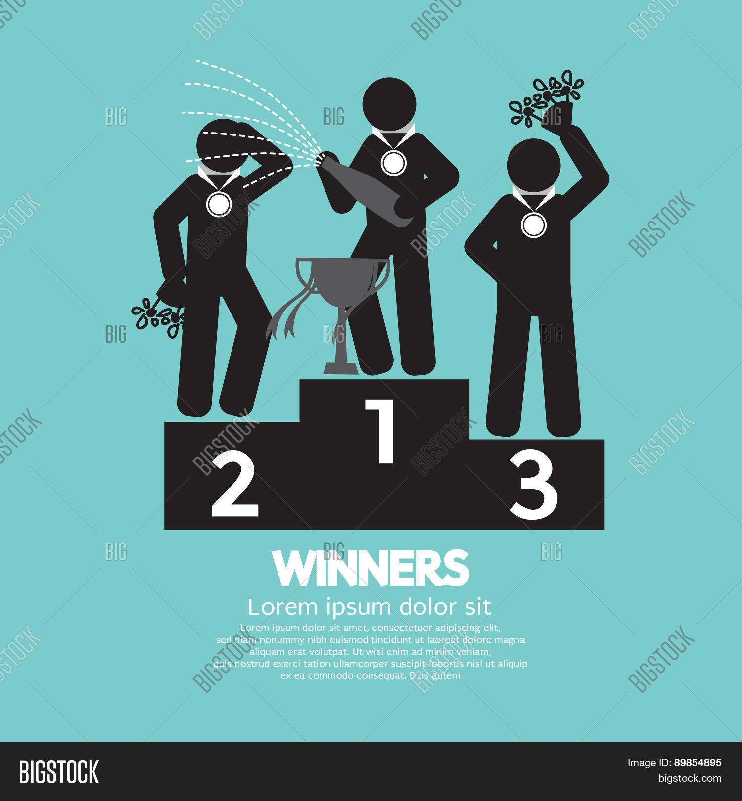 Winners Celebrates On Vector & Photo (Free Trial) | Bigstock
