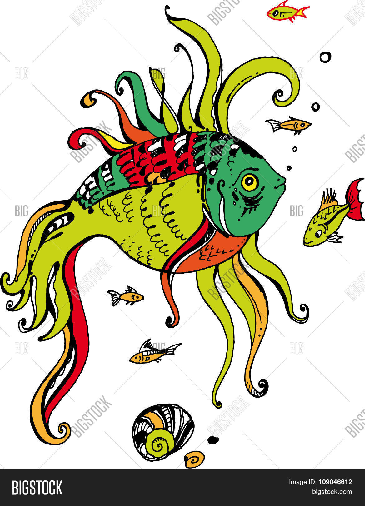 Underwater World Fish Vector & Photo (Free Trial) | Bigstock