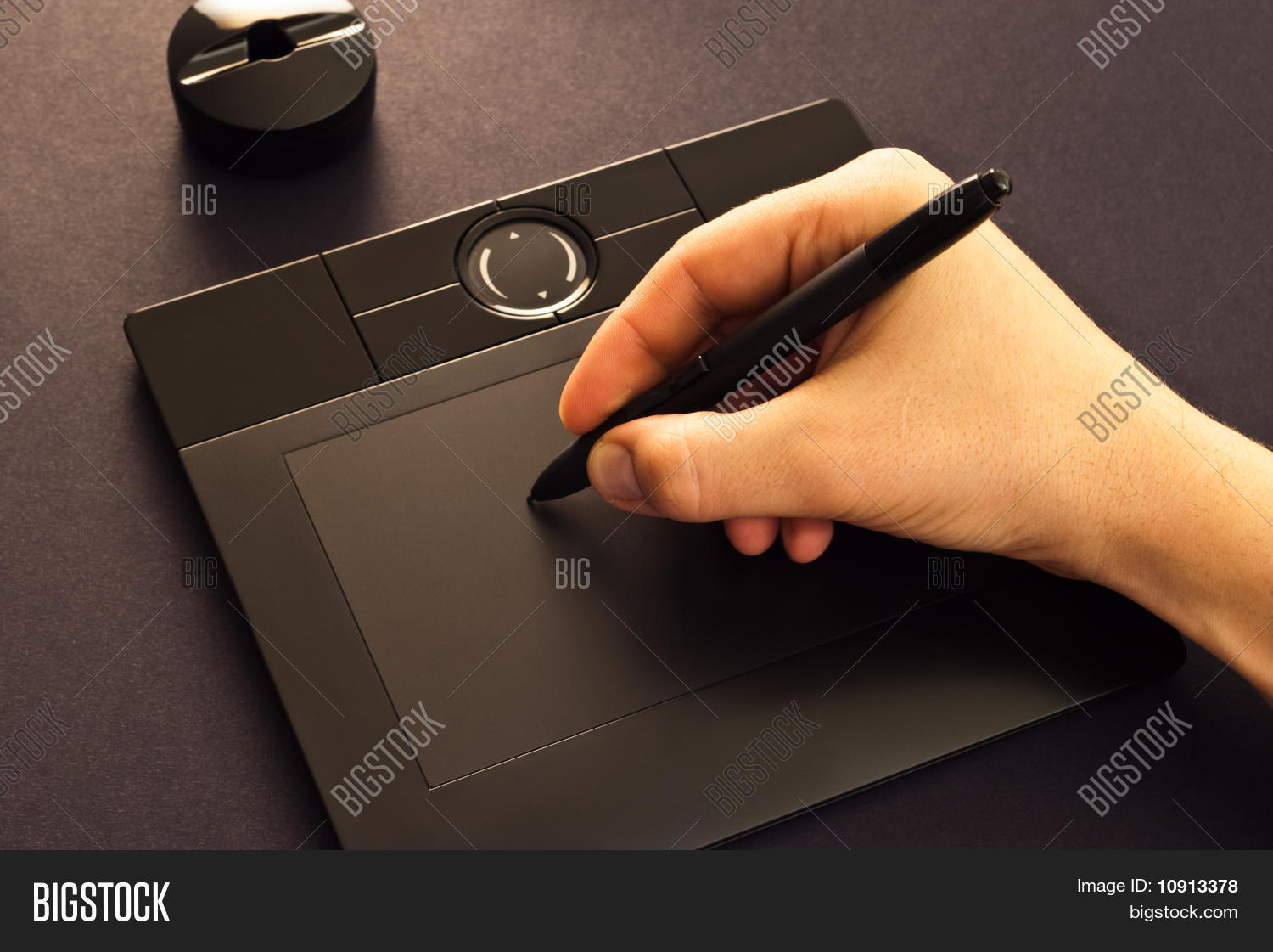 Hand On Drawing Tablet Image & Photo (Free Trial) | Bigstock