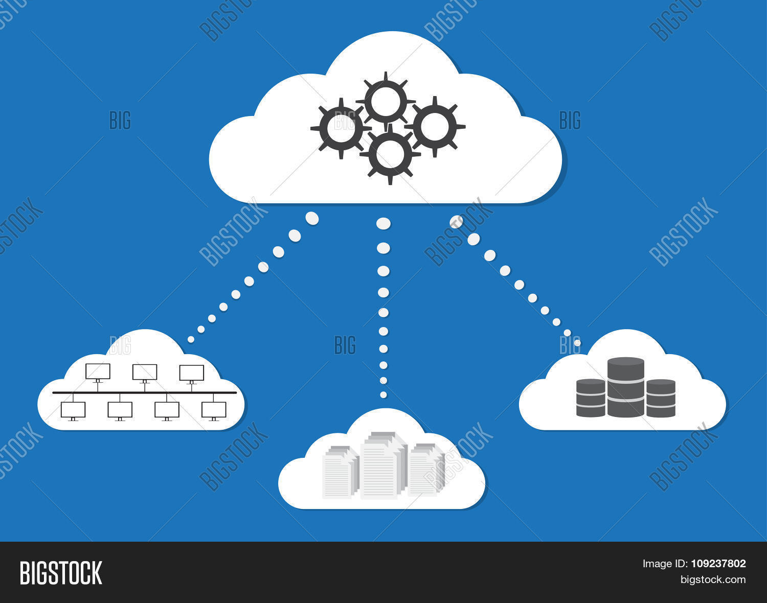 Cloud Computing Vector & Photo (Free Trial) | Bigstock