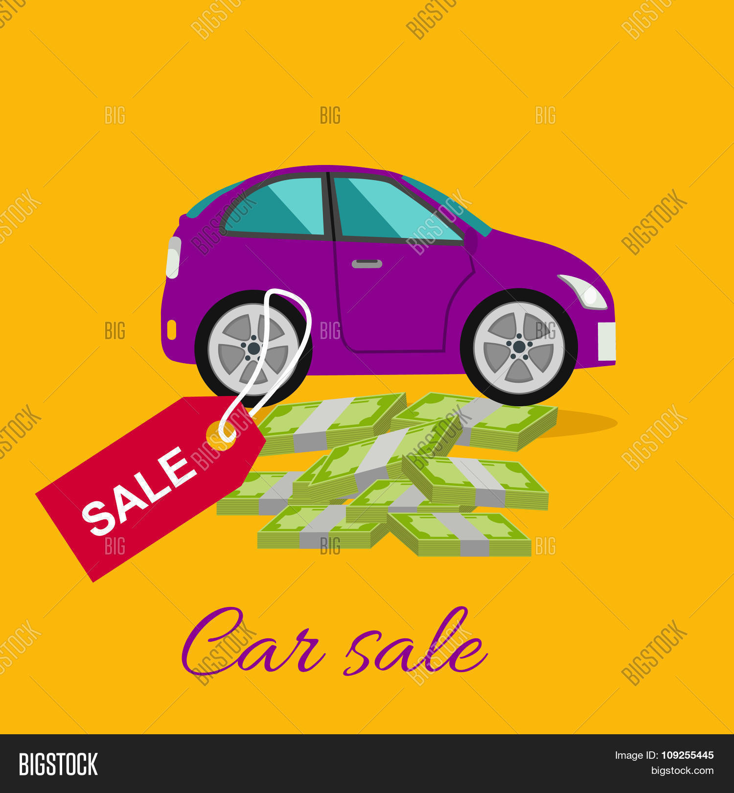 Car Sale Concept Vector & Photo (Free Trial) | Bigstock