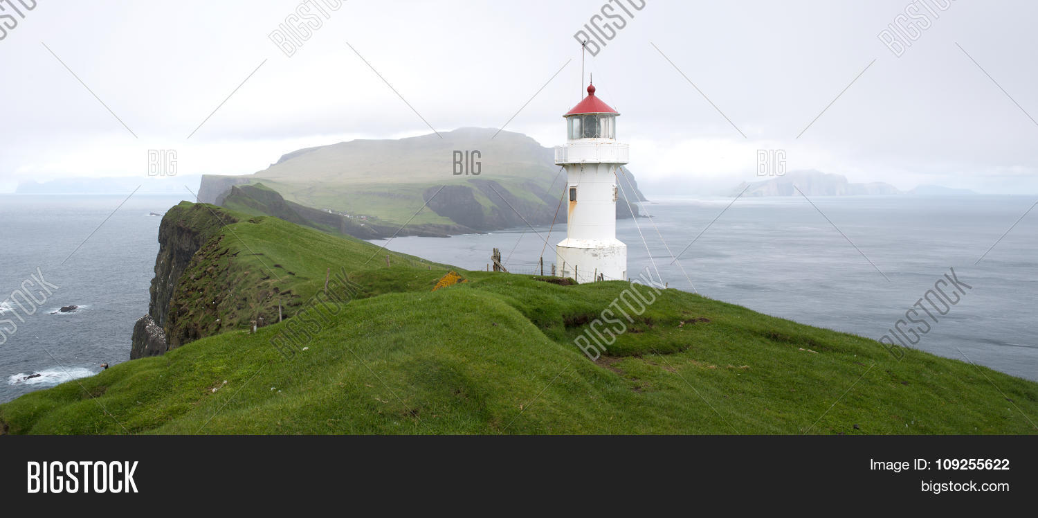 Lighthouse On Mykines Image & Photo (Free Trial) | Bigstock