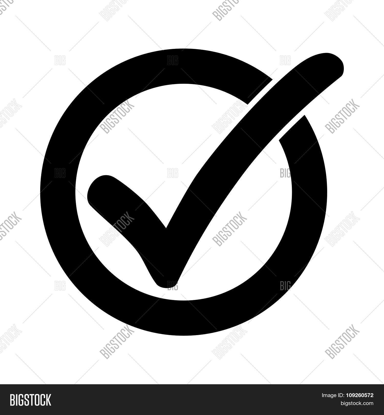 Black Check Mark Tick Image & Photo (Free Trial) | Bigstock