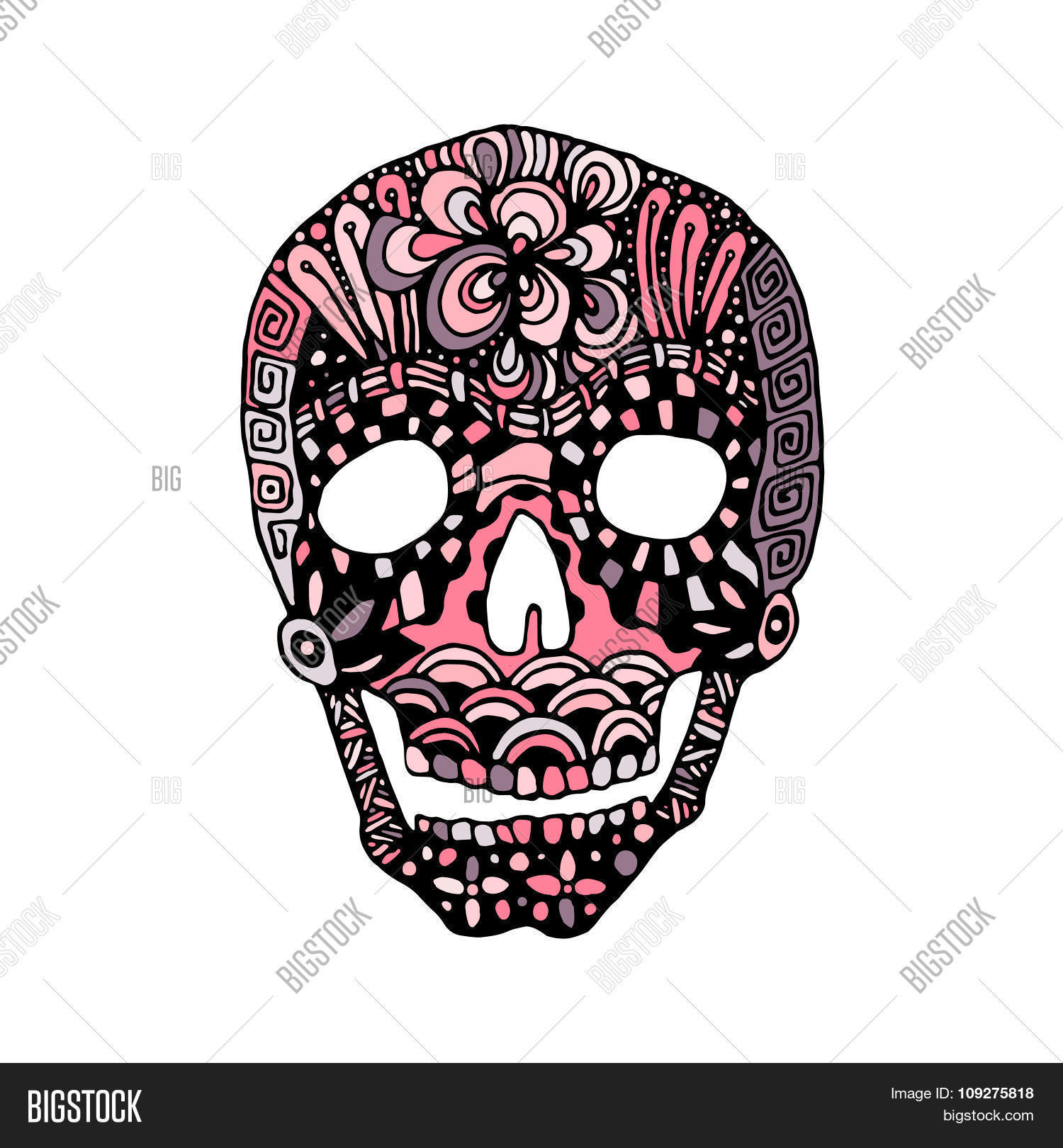 Hand Draw Skull Vector & Photo (Free Trial) | Bigstock
