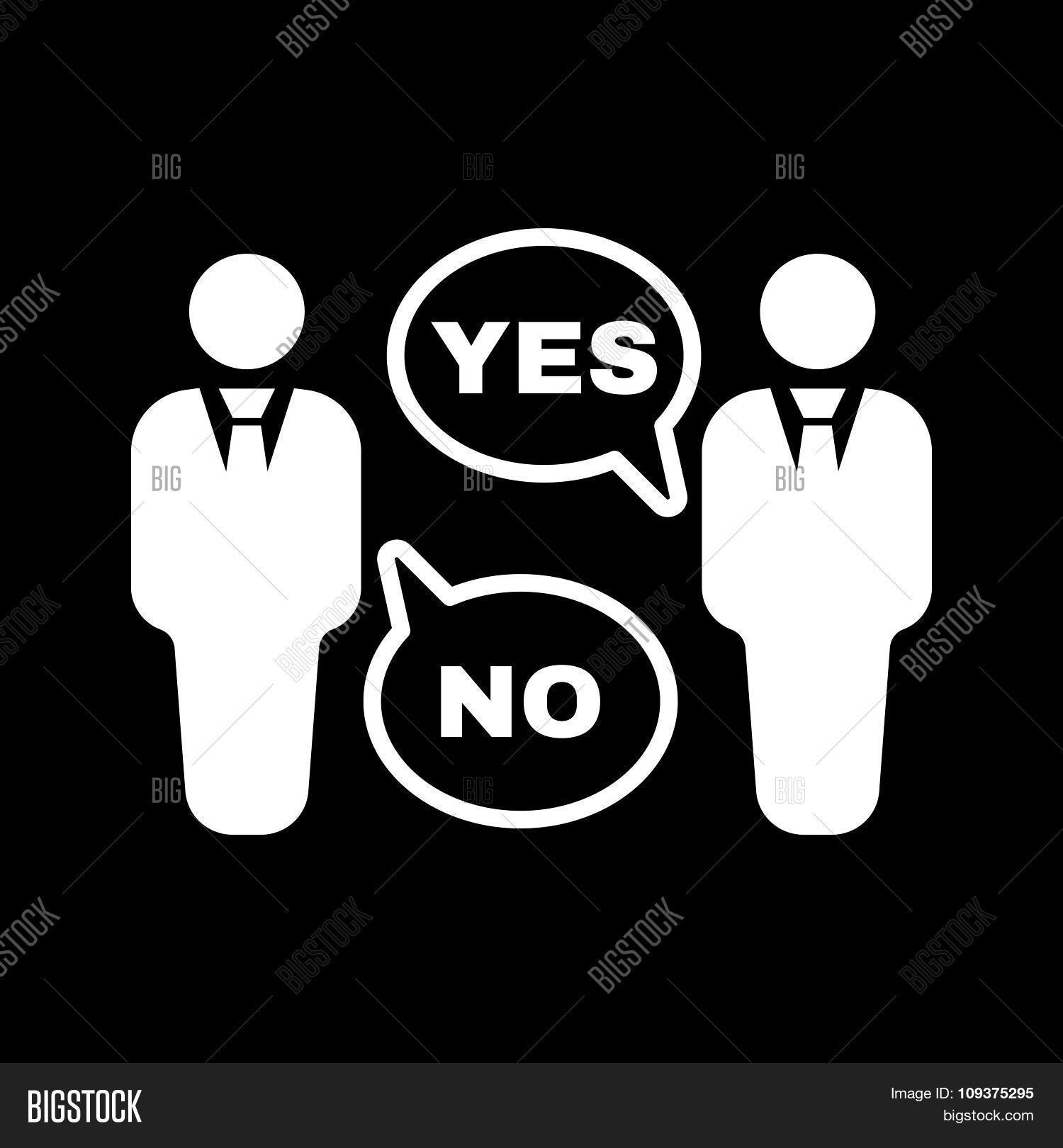 Dispute Icon. Dialog Vector & Photo (Free Trial) | Bigstock