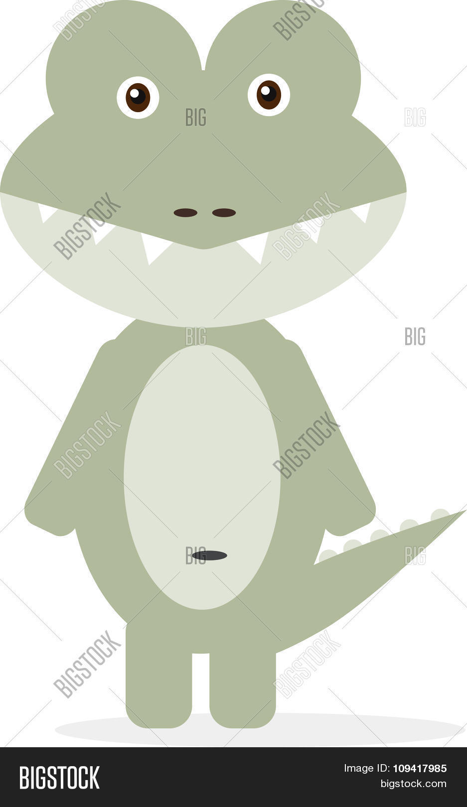 Cute Crocodile Vector & Photo (Free Trial) | Bigstock