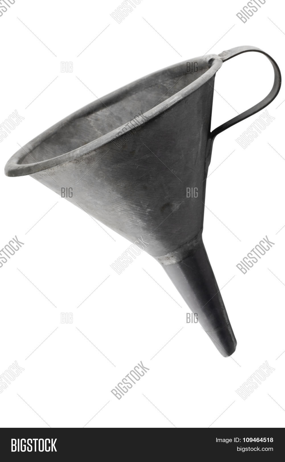 Old Funnel On White Image & Photo (Free Trial) | Bigstock