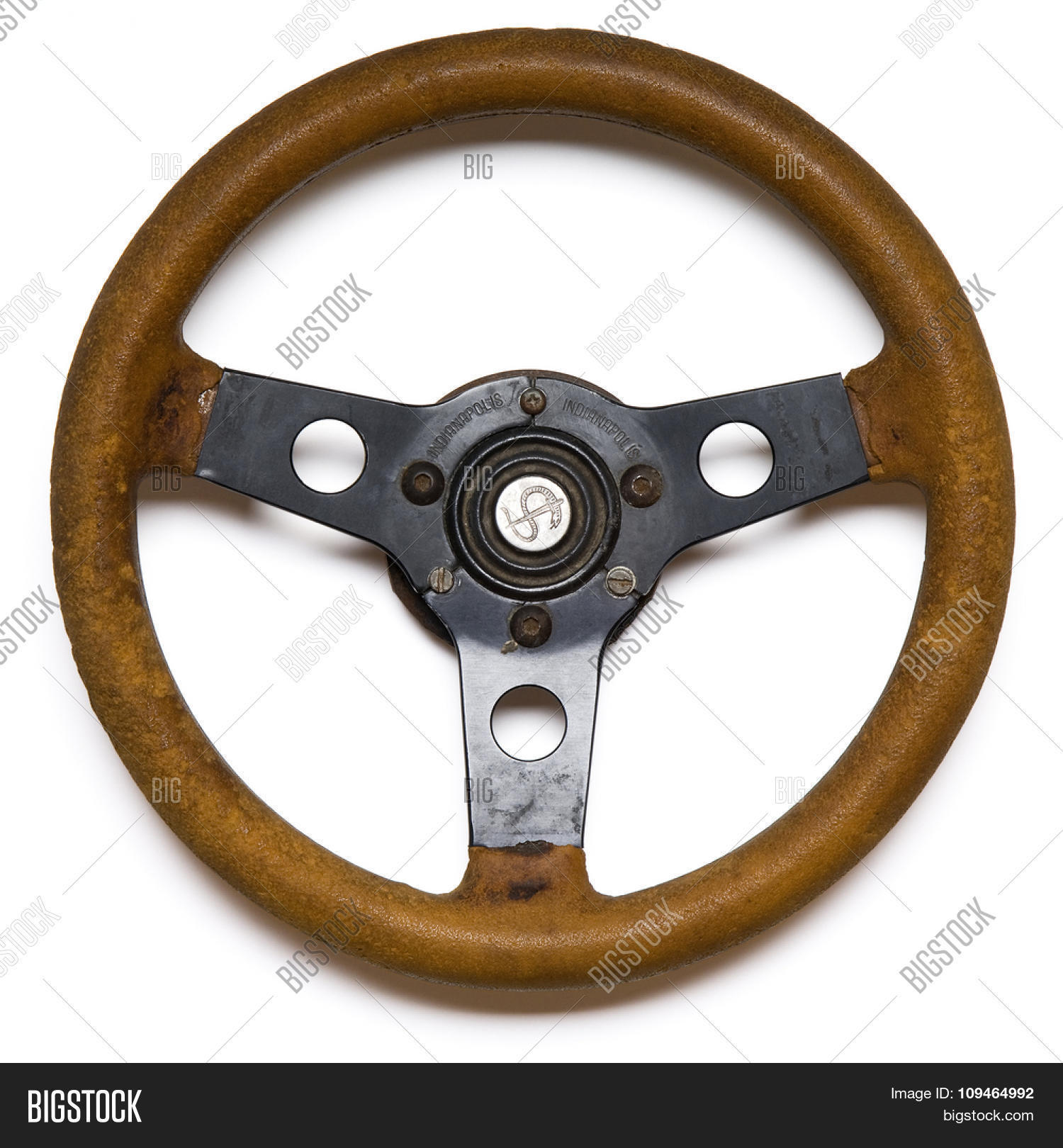 Old Steering Wheel On Image & Photo (Free Trial) | Bigstock