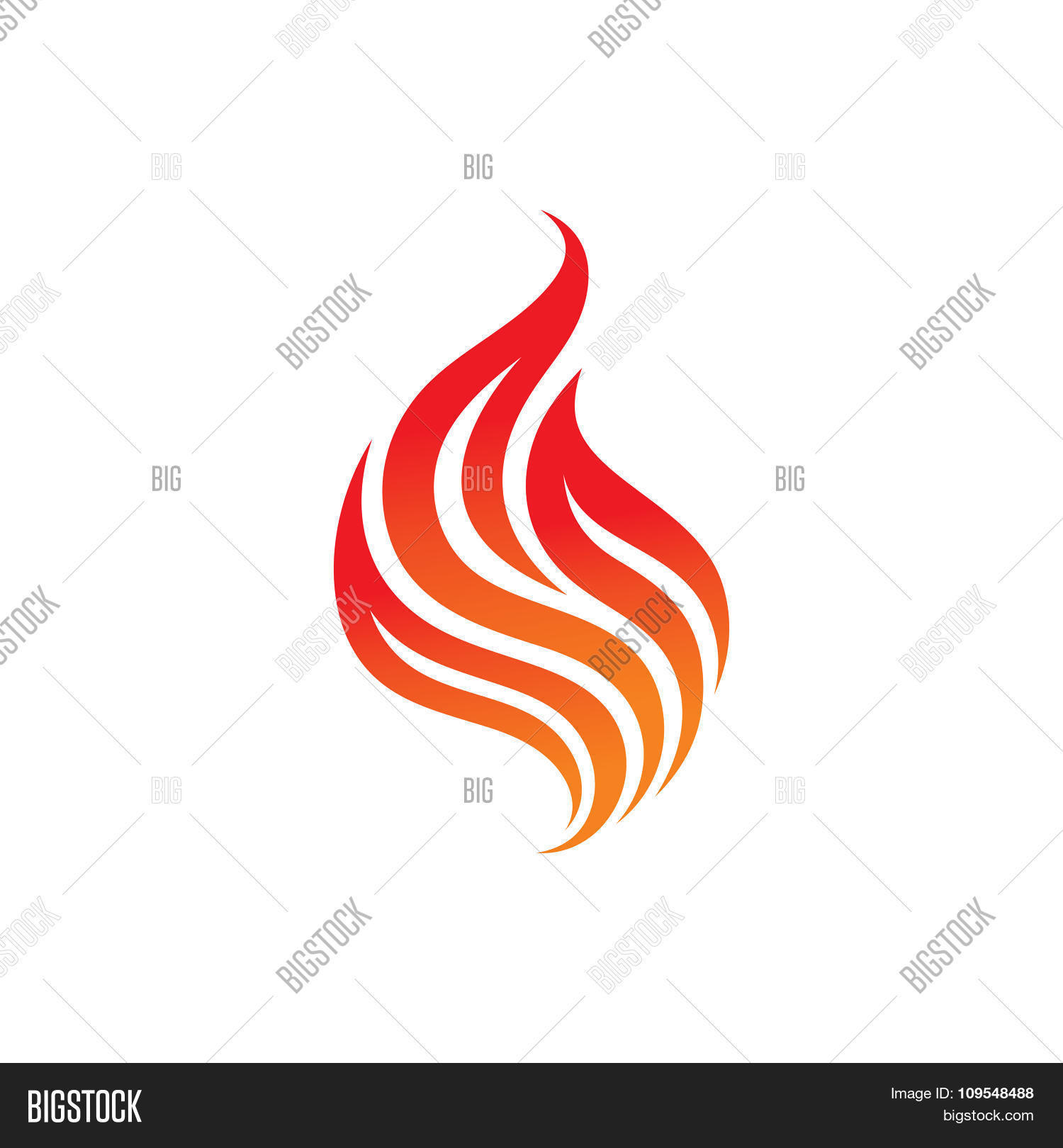 Fire - Vector Logo Vector & Photo (Free Trial) | Bigstock