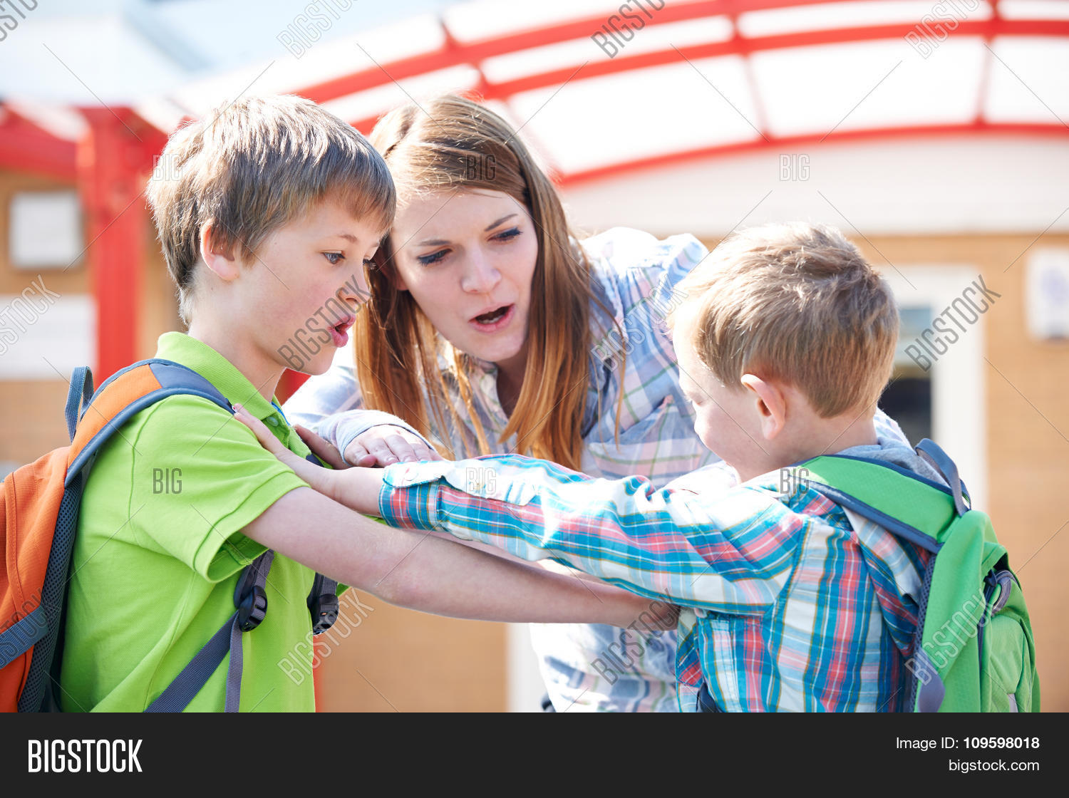 Teacher Stopping Two Image & Photo (Free Trial) | Bigstock