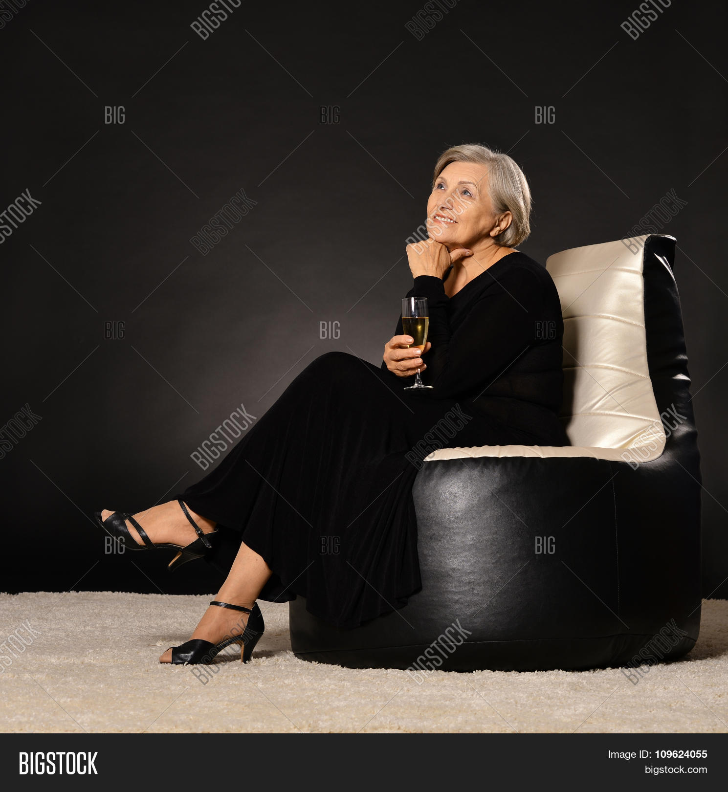 Elegant Woman Drinking Image & Photo (Free Trial) | Bigstock