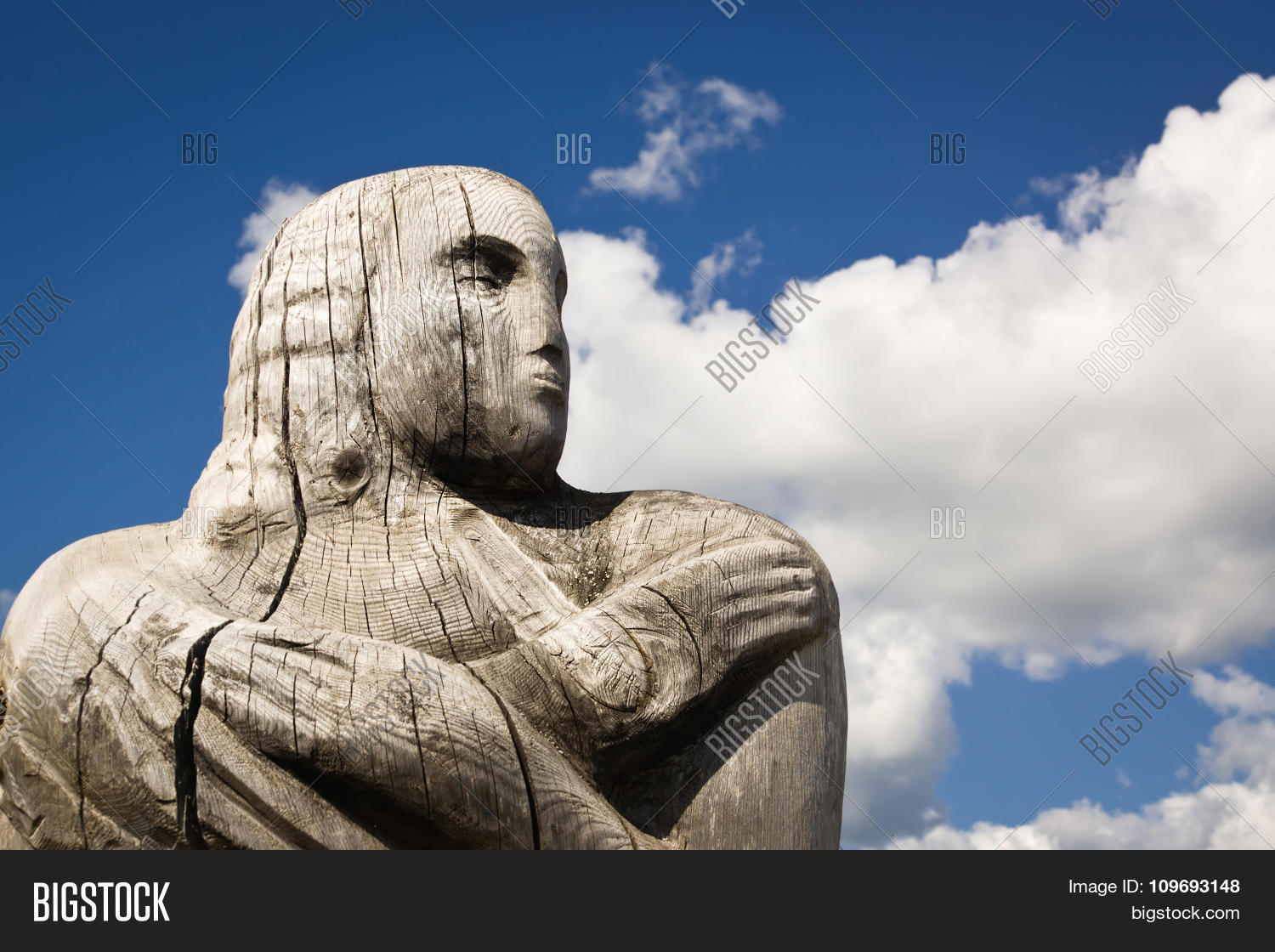 Wooden Statue Idol Image & Photo (Free Trial) | Bigstock
