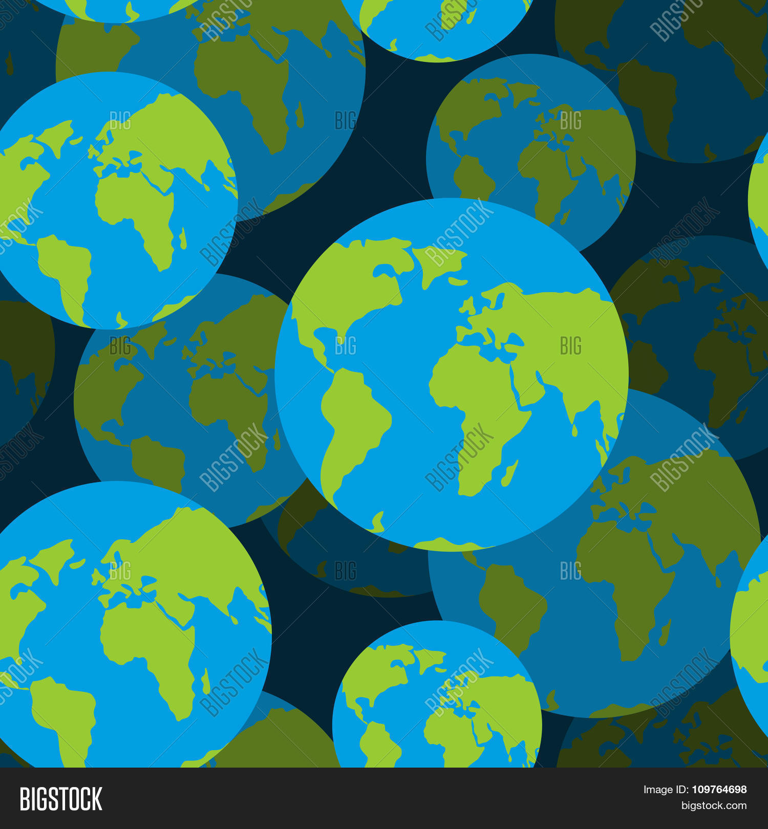 Earth Seamless Vector & Photo (Free Trial) | Bigstock