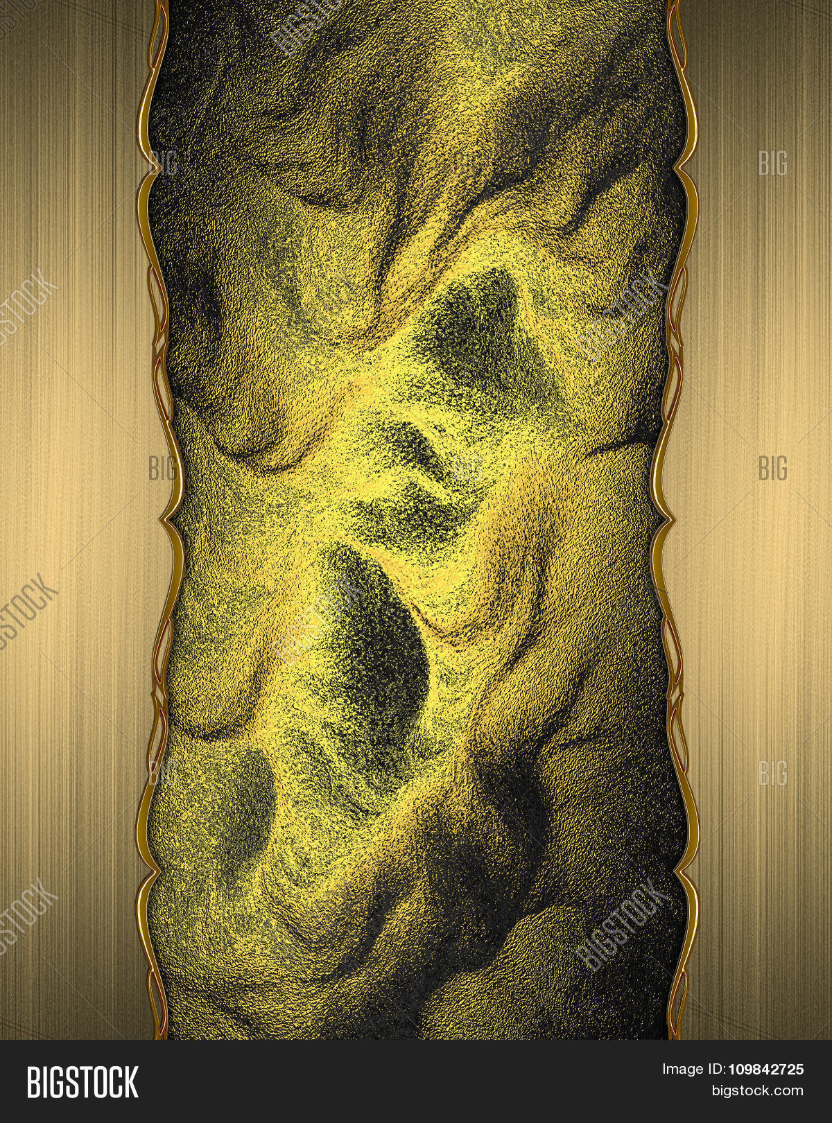 Gold Frame Dark Yellow Image & Photo (Free Trial) | Bigstock