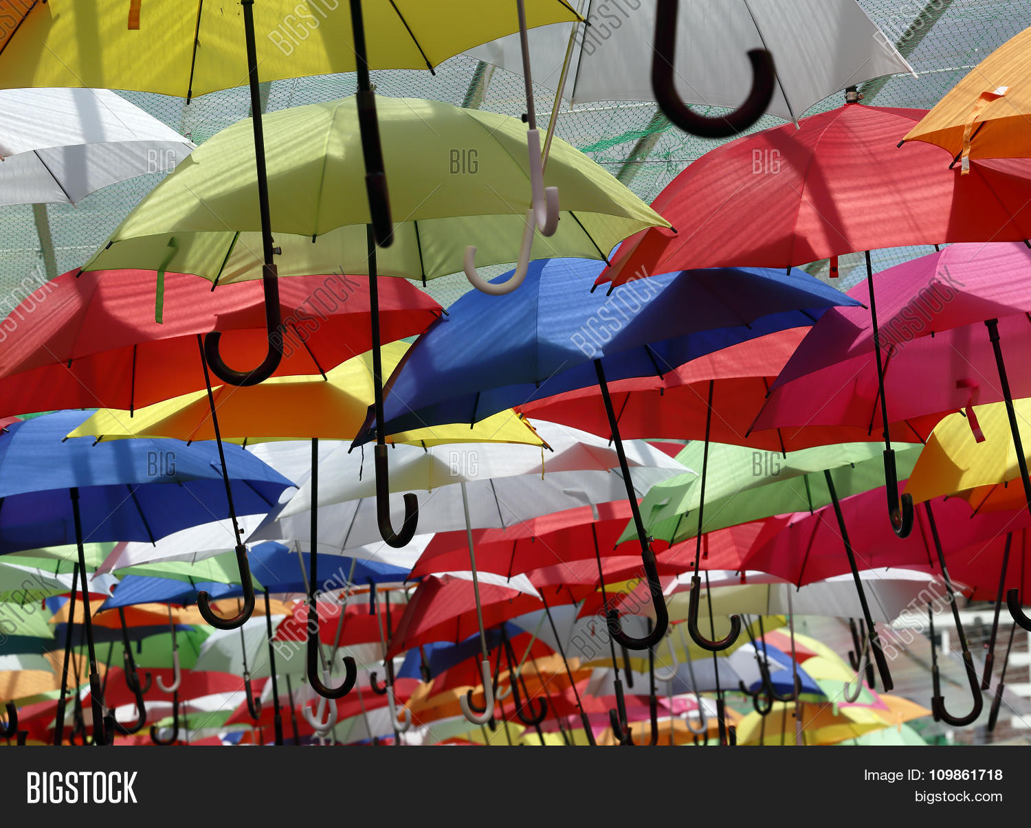 Colorful Umbrellas Image & Photo (Free Trial) | Bigstock