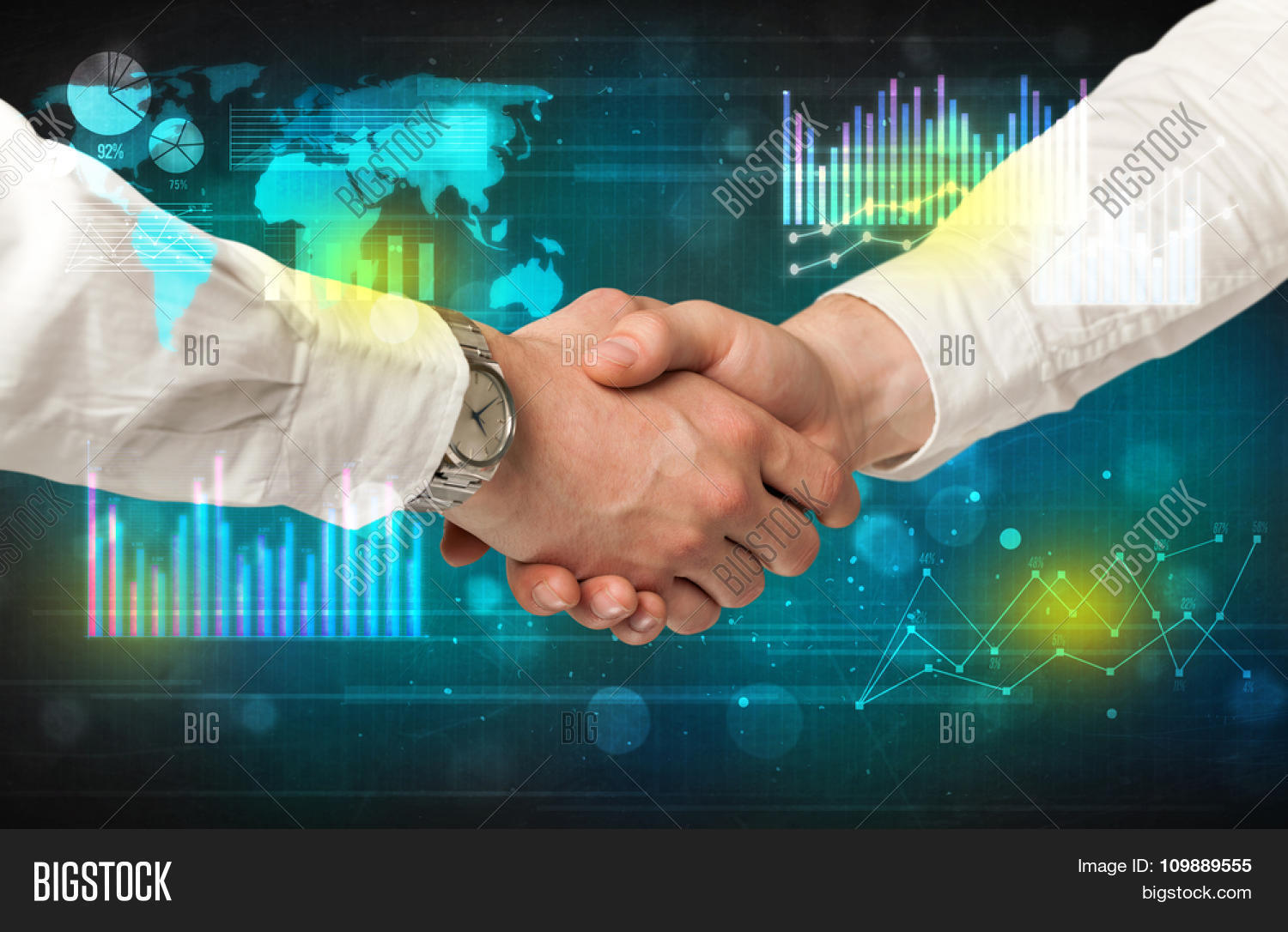 Handshake Charts Image & Photo (Free Trial) | Bigstock