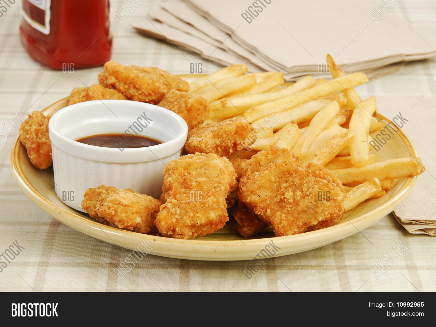 Chicken Nuggets Fries Image & Photo (Free Trial) | Bigstock