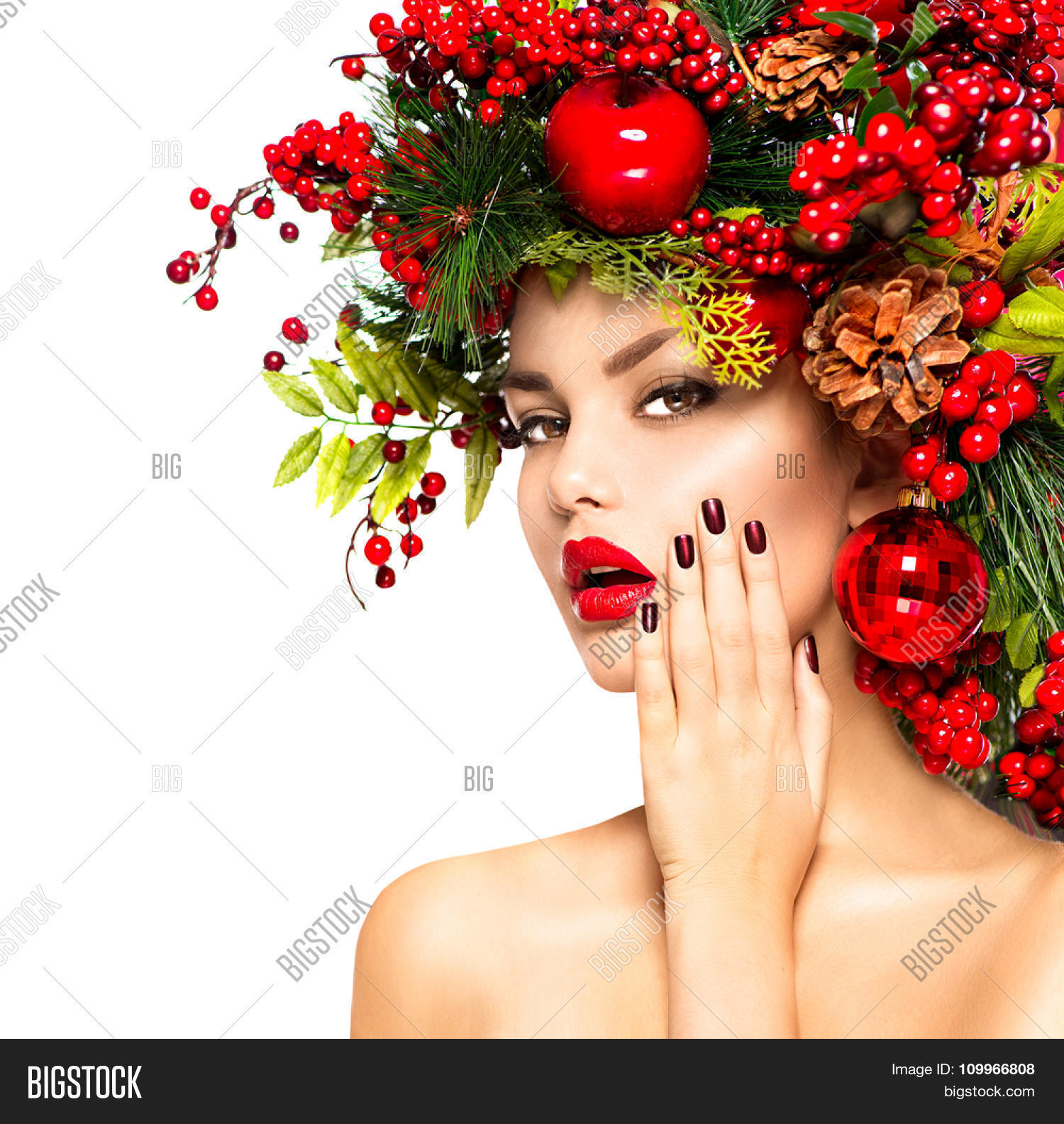 Christmas Winter Woman Image & Photo (Free Trial) | Bigstock