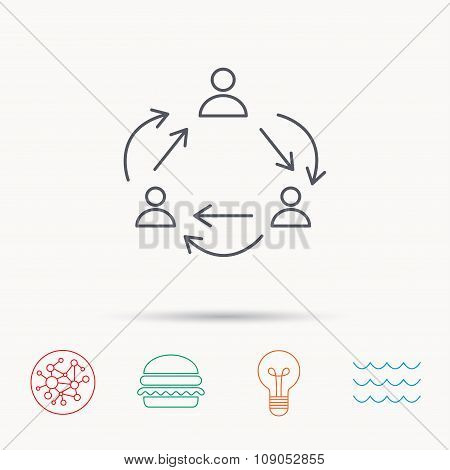 Teamwork Icon. Office Vector & Photo (Free Trial) | Bigstock