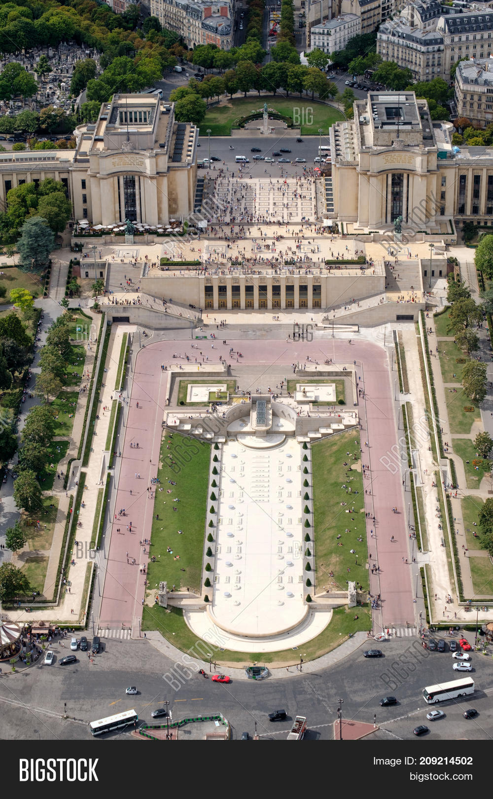 Aerial View Trocadero Image & Photo (Free Trial) | Bigstock