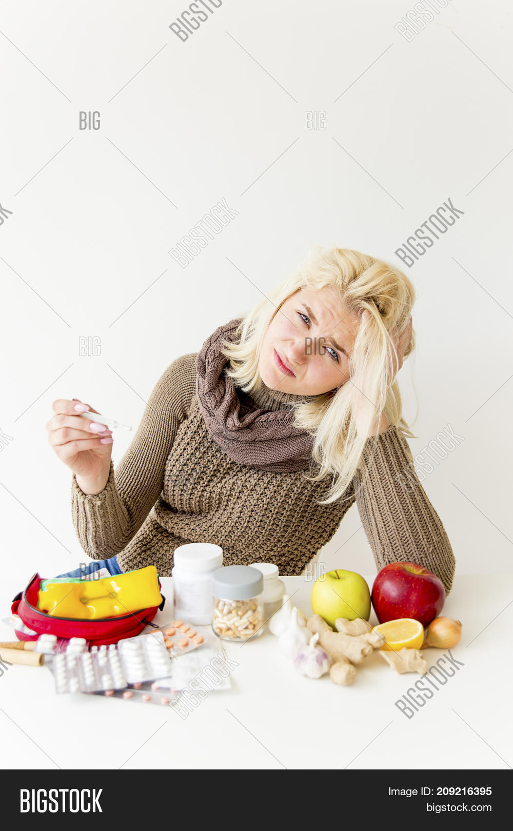 Portrait Sick Girl Image & Photo (Free Trial) | Bigstock