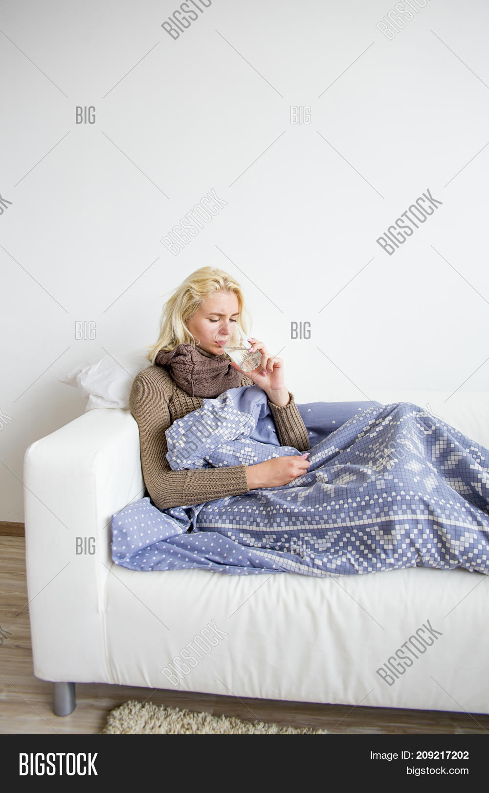 Portrait Sick Girl Image & Photo (Free Trial) | Bigstock