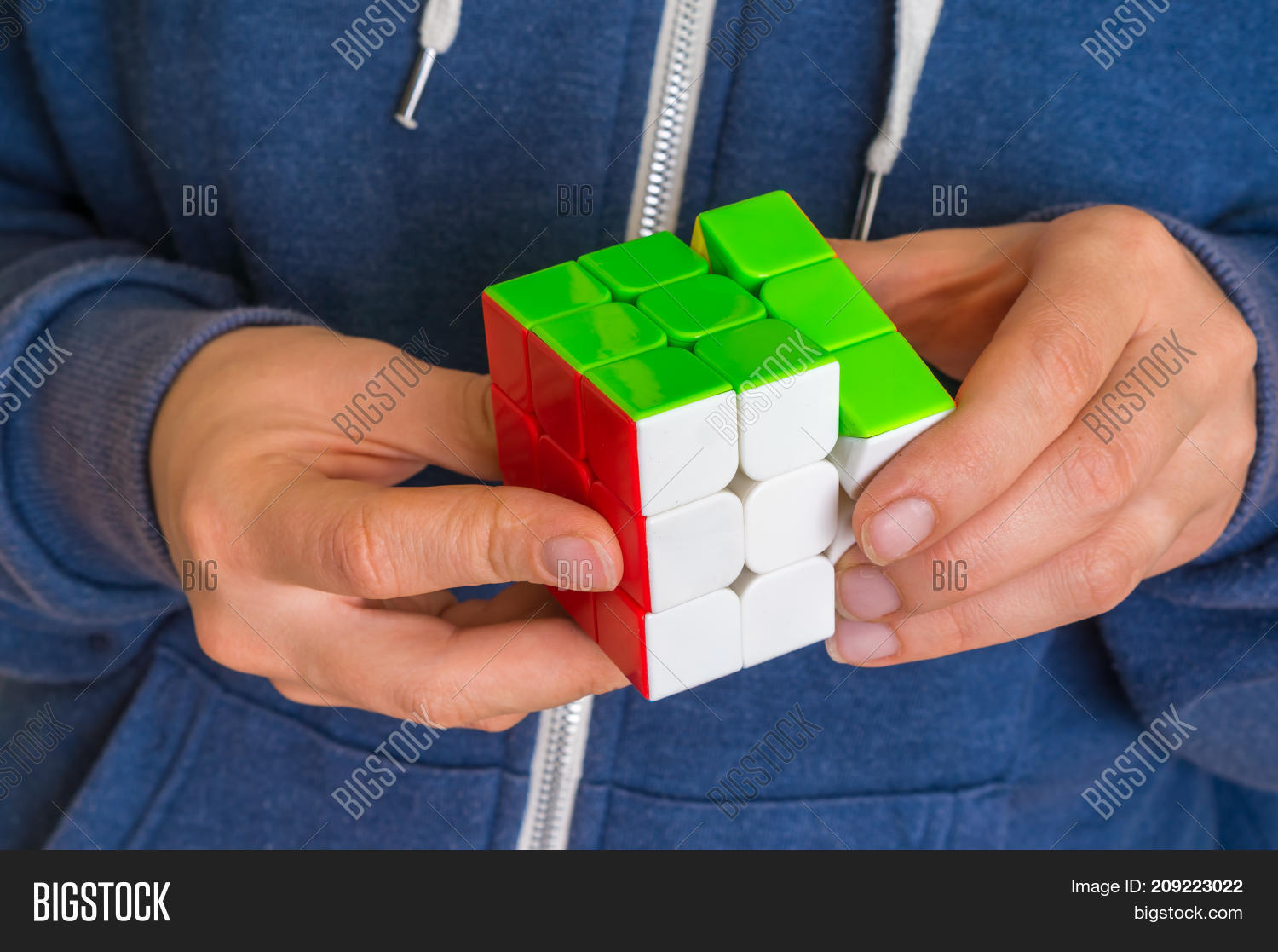 Rubik's Cube Female Image & Photo (Free Trial) | Bigstock