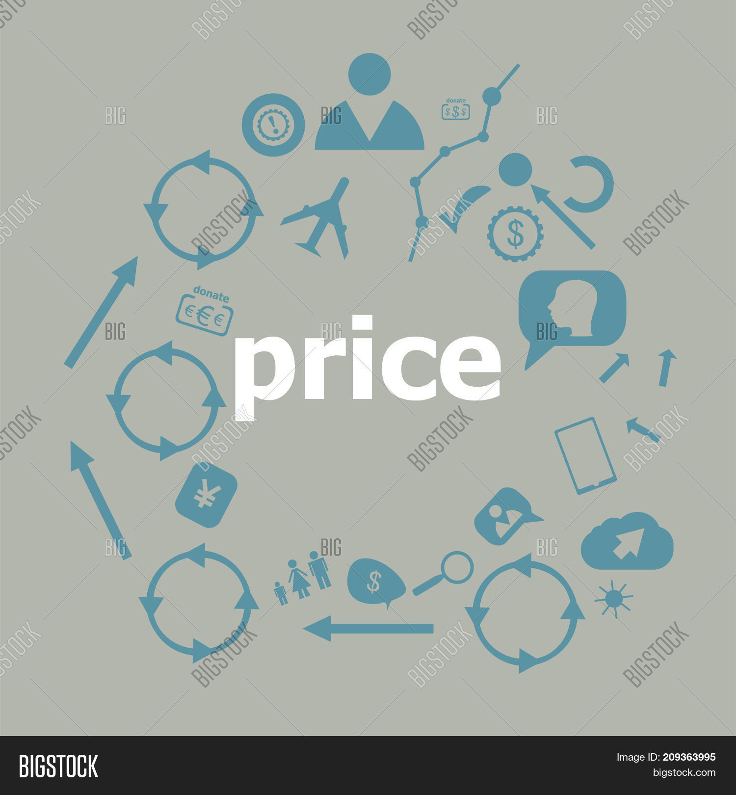 Text Price. Finance Image & Photo (Free Trial) | Bigstock