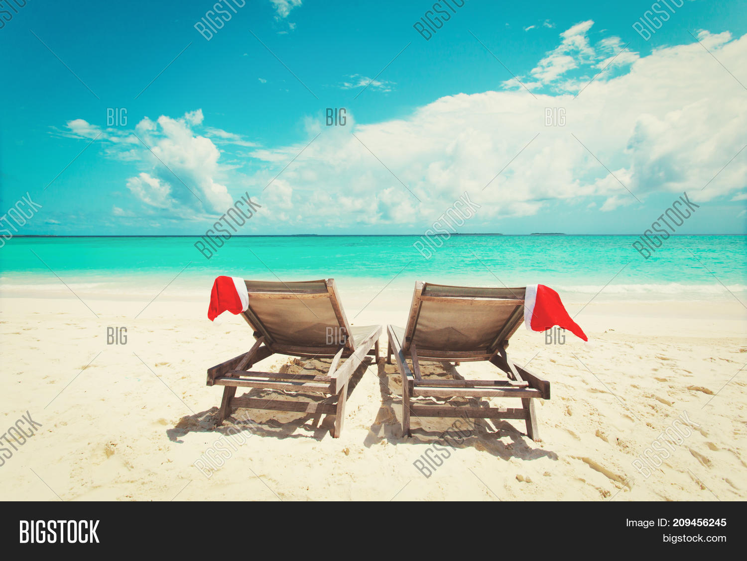Christmas On Beach - Image & Photo (Free Trial) | Bigstock