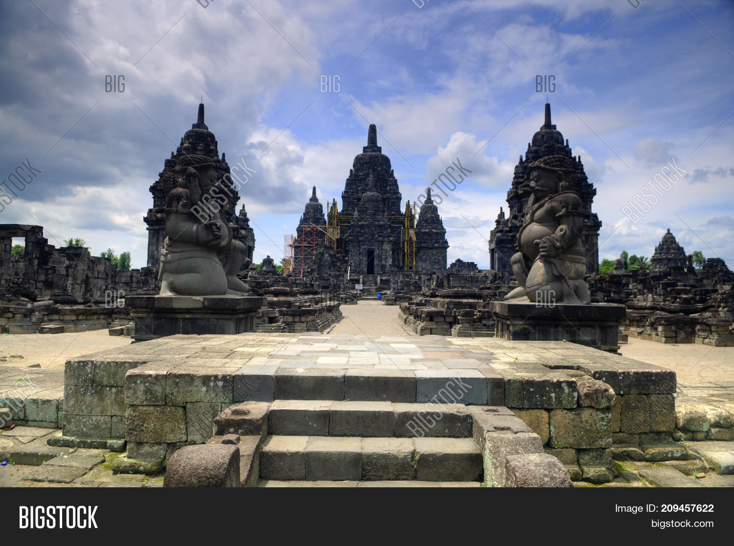 Hindu Temple Prambanan Image & Photo (Free Trial) | Bigstock