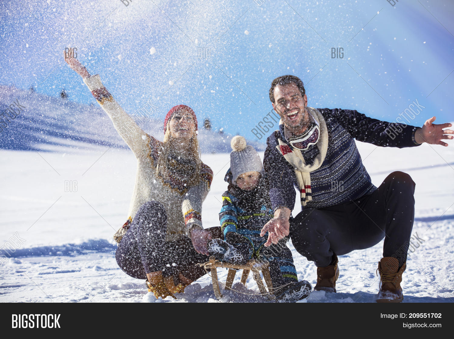 Happy Family Rides Image & Photo (Free Trial) | Bigstock