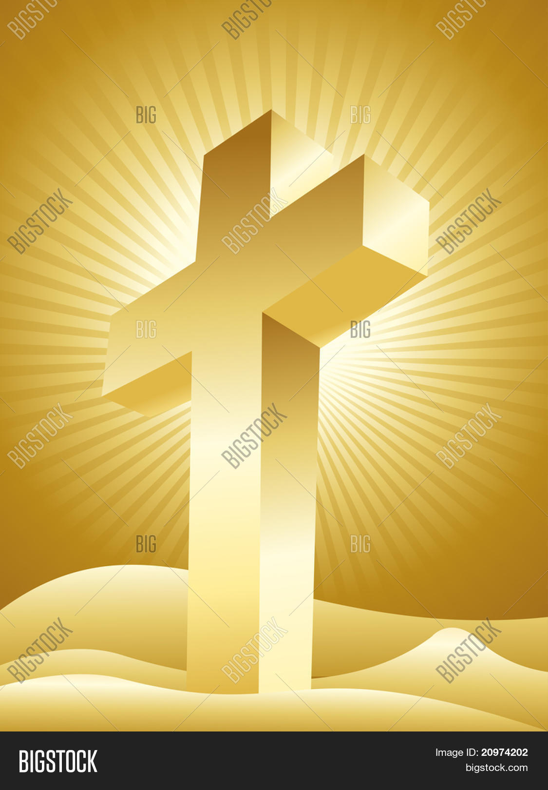 Golden Rays Vector & Photo (Free Trial) | Bigstock