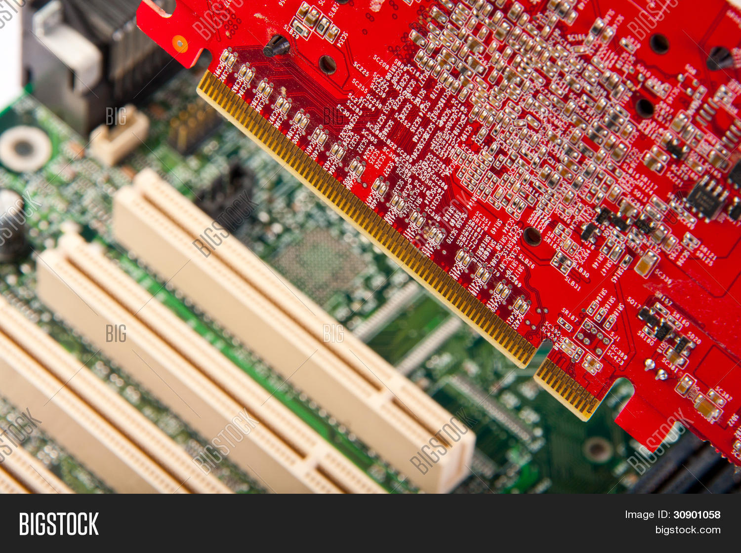 Pluging Computer Card Image & Photo (Free Trial) | Bigstock