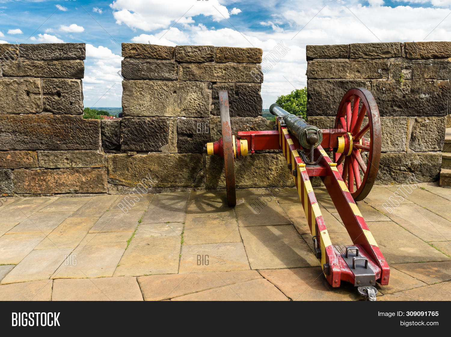 Antique Cannon Red- Image & Photo (Free Trial) | Bigstock
