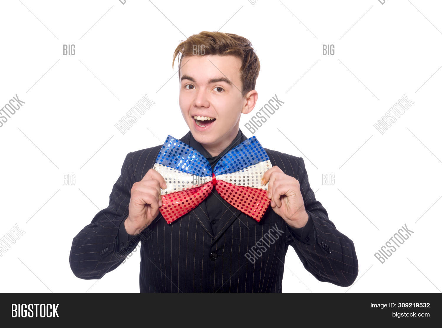 Funny Man Giant Bow Image & Photo (Free Trial) | Bigstock