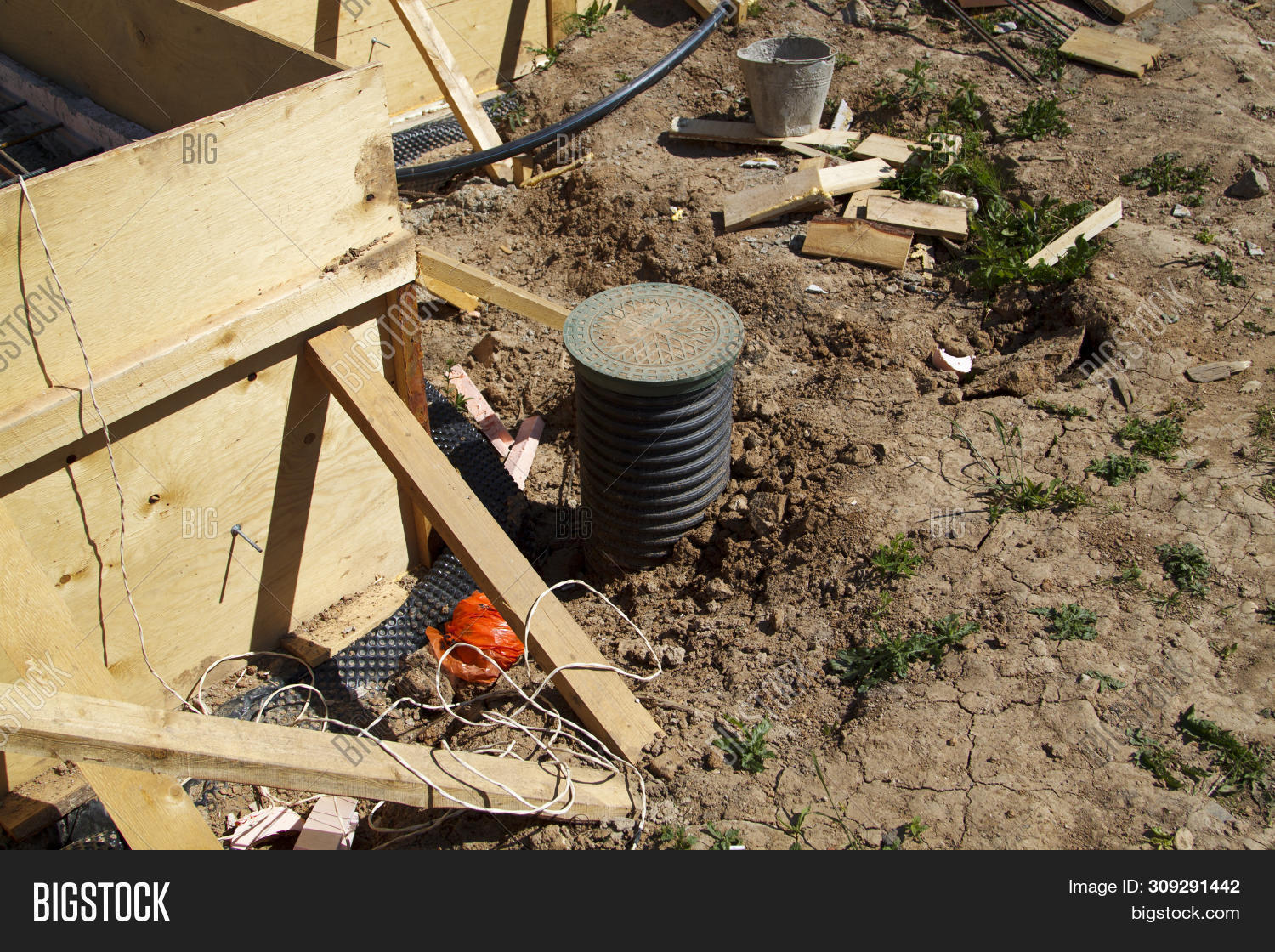 Inspection Well Trench Image & Photo (Free Trial) | Bigstock