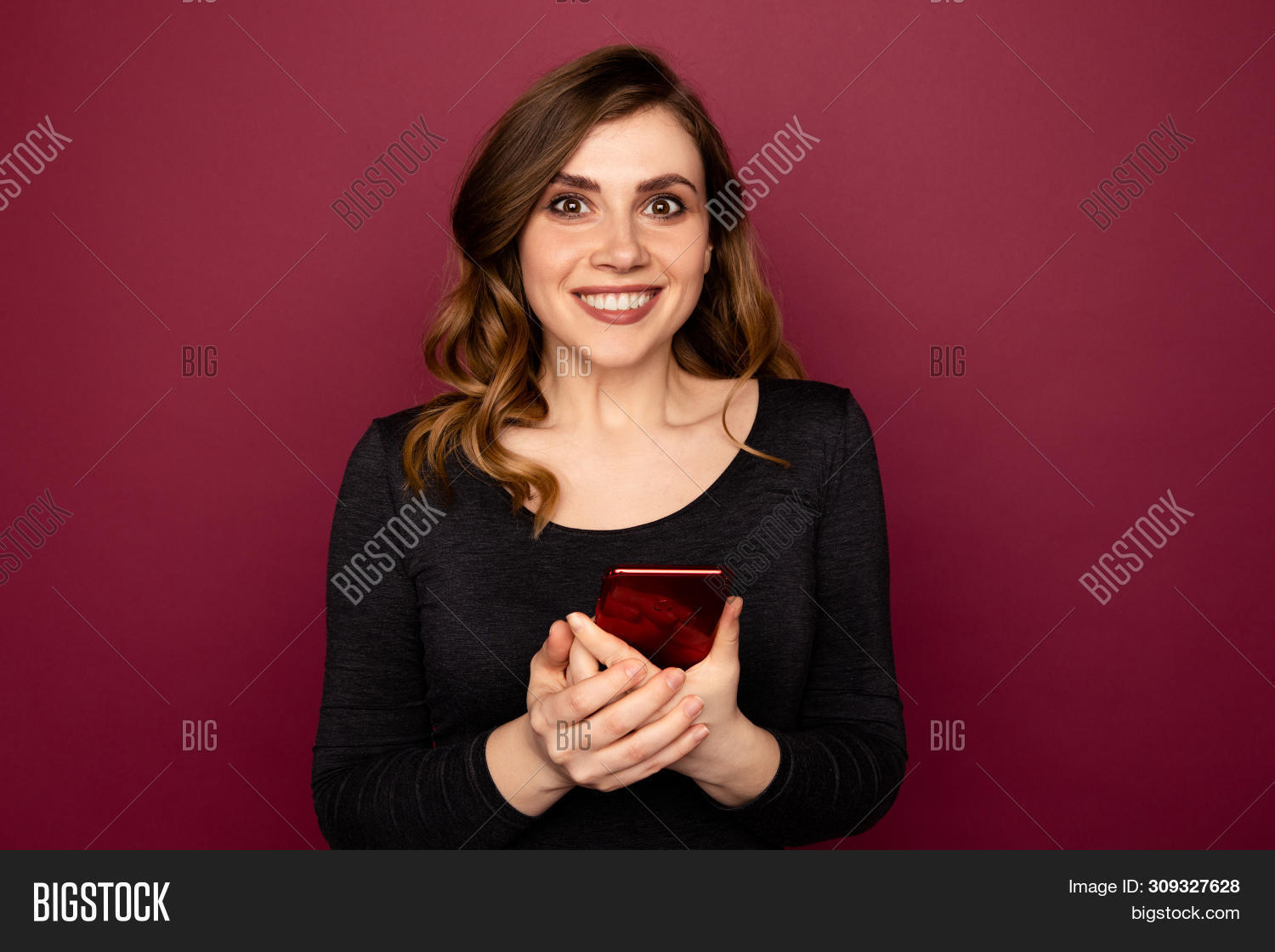 Female Exited Person Image & Photo (Free Trial) | Bigstock