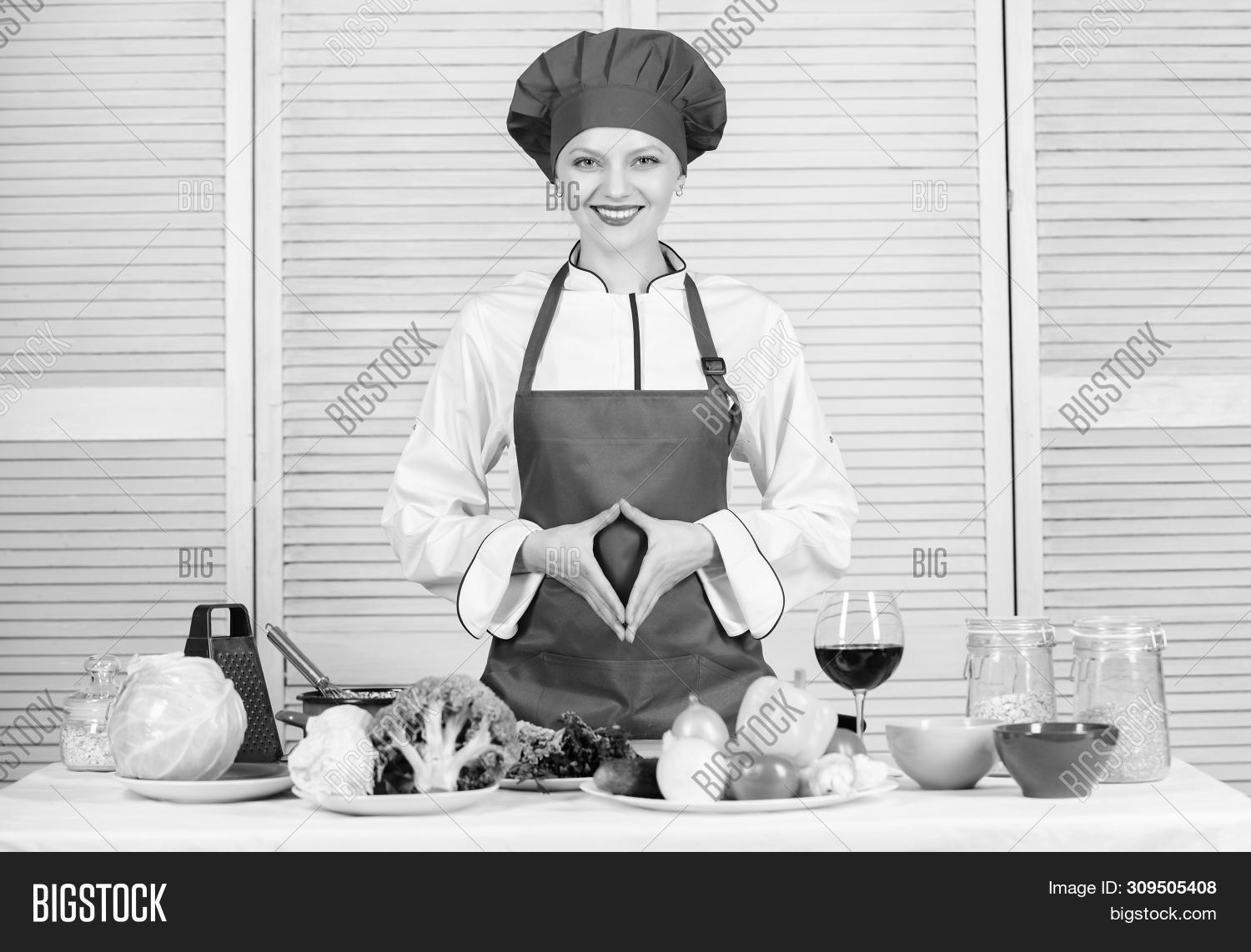 Lady Adorable Chef Image & Photo (Free Trial) | Bigstock
